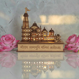 Ram Mandir - Laser art